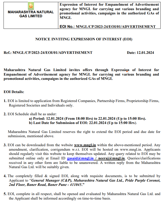 Welcome to Maharashtra Natural Gas Ltd!